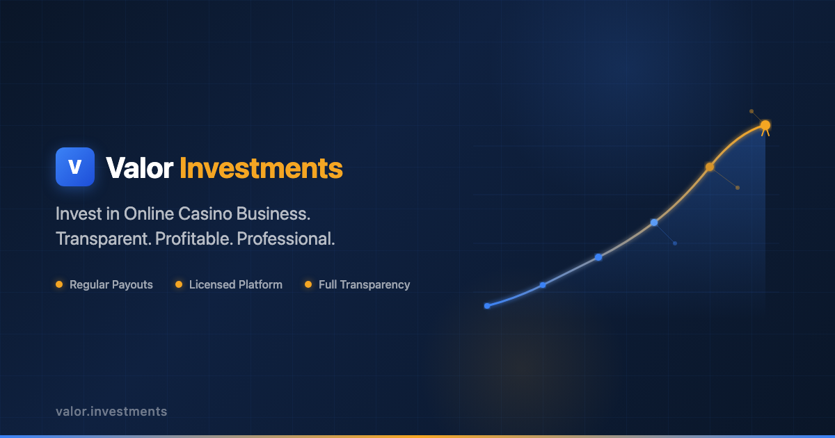 Valor Investments — Invest in Online Casino Business
